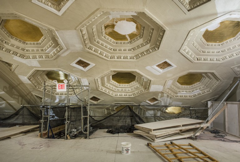USRC » Ceiling Restoration in the Main Hall and Retail Concourse