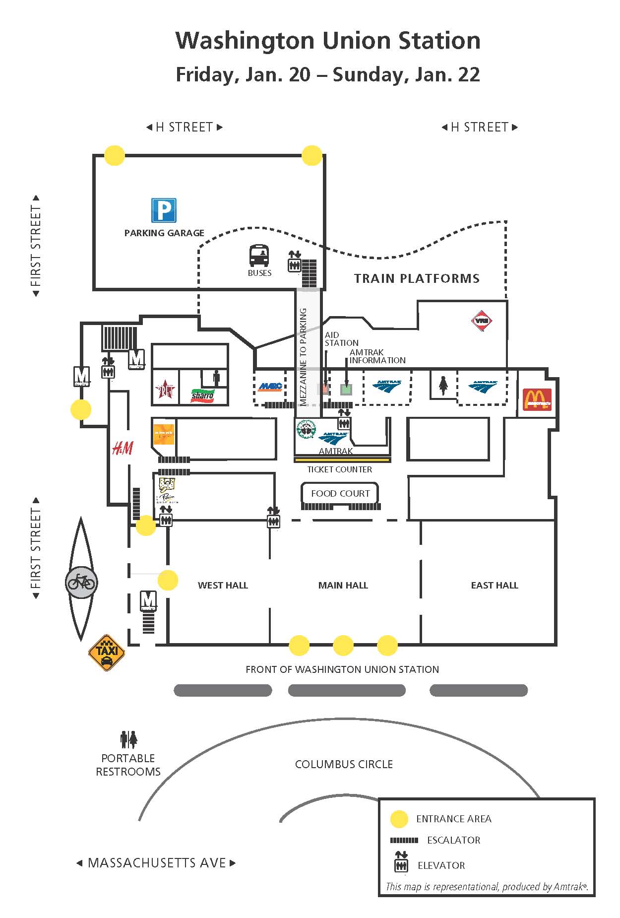 Union Station Washington Dc Map - Map